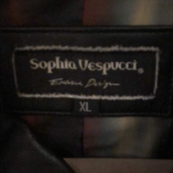 Sophia Vespucci | Jackets & Coats | Sophia Vespucci Black Leather ...
